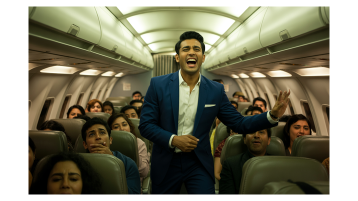 Mysterious Man Performs Cryptic Rap on flight, Sparks Secret Society ...