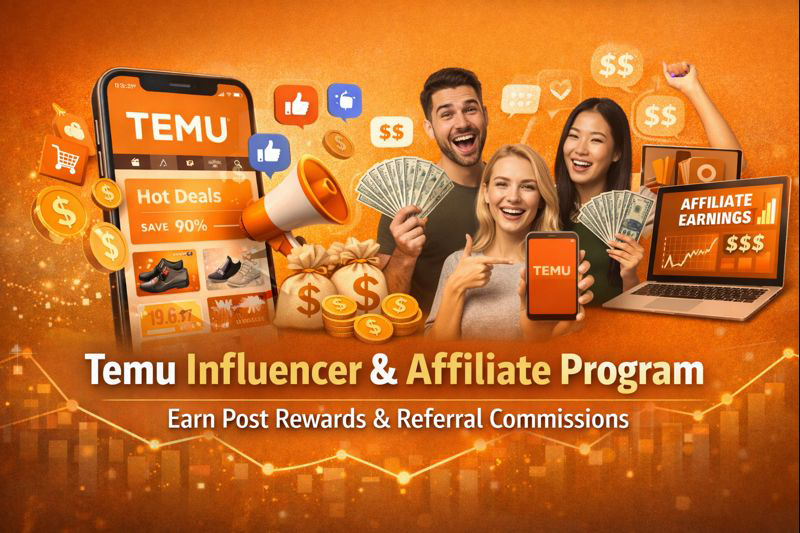 Temu Influencer & Affiliate Program 2026: Earn post rewards & Referral ...